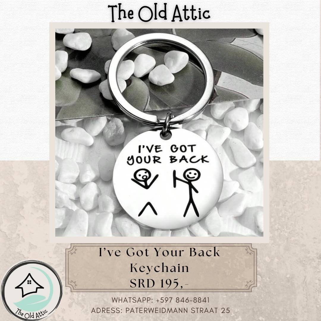 I’ve got your back keychain - The Old Attic | Take App