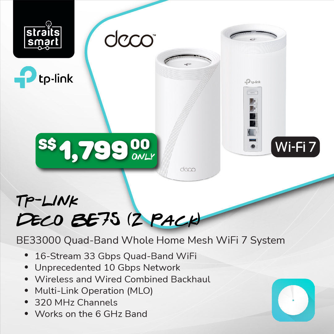 Deco BE95 (2 Pack) - Straits Smart | Take App