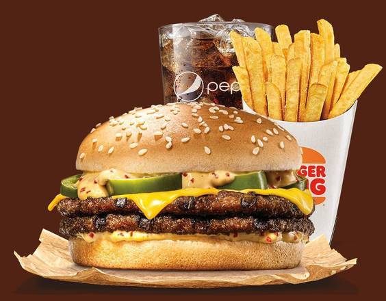 Double Chilli Cheese Burger meal® - Burgerking | Take App