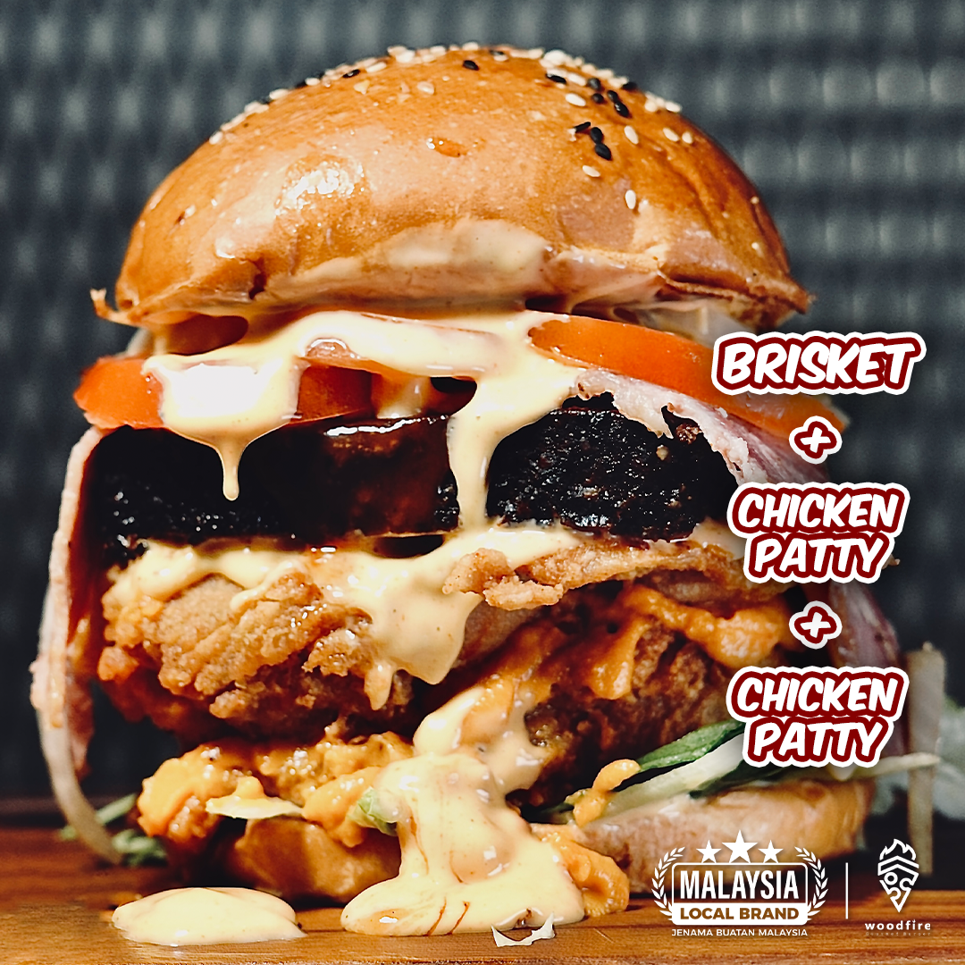 Double Patty Add-On Brisket - Woodfire Burger | Take App