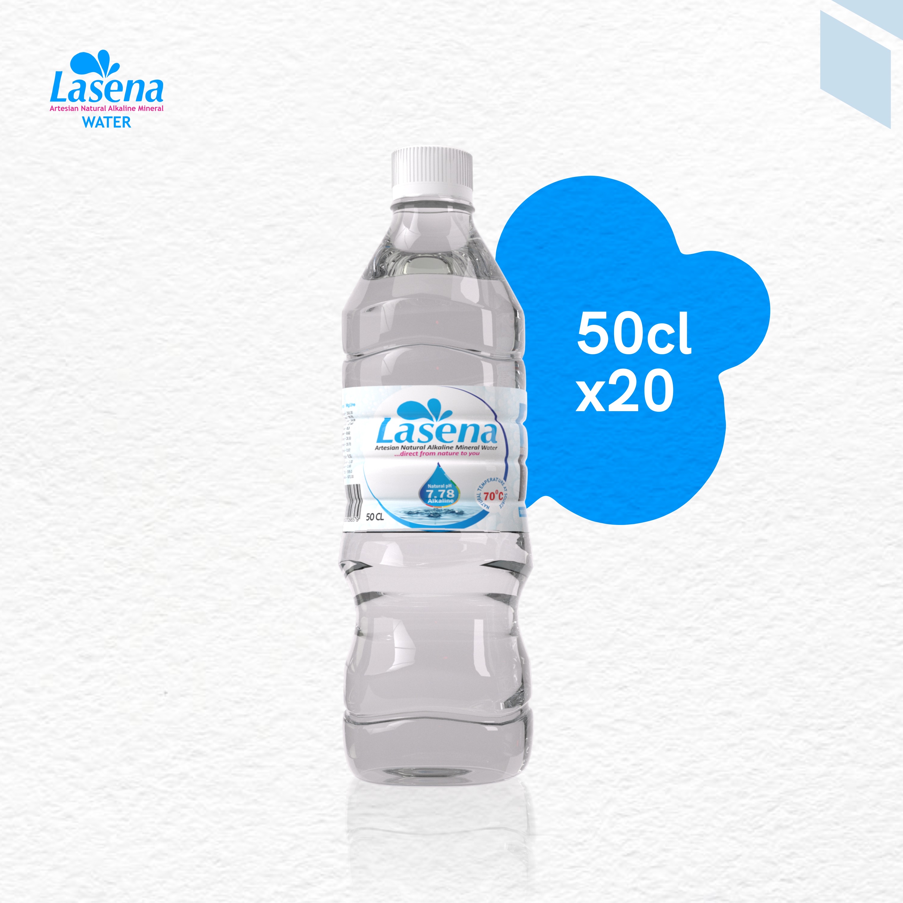 Lasena Natural Alkaline Water - 50CL Pack Of 20 Bottles - LASENA WATER ...