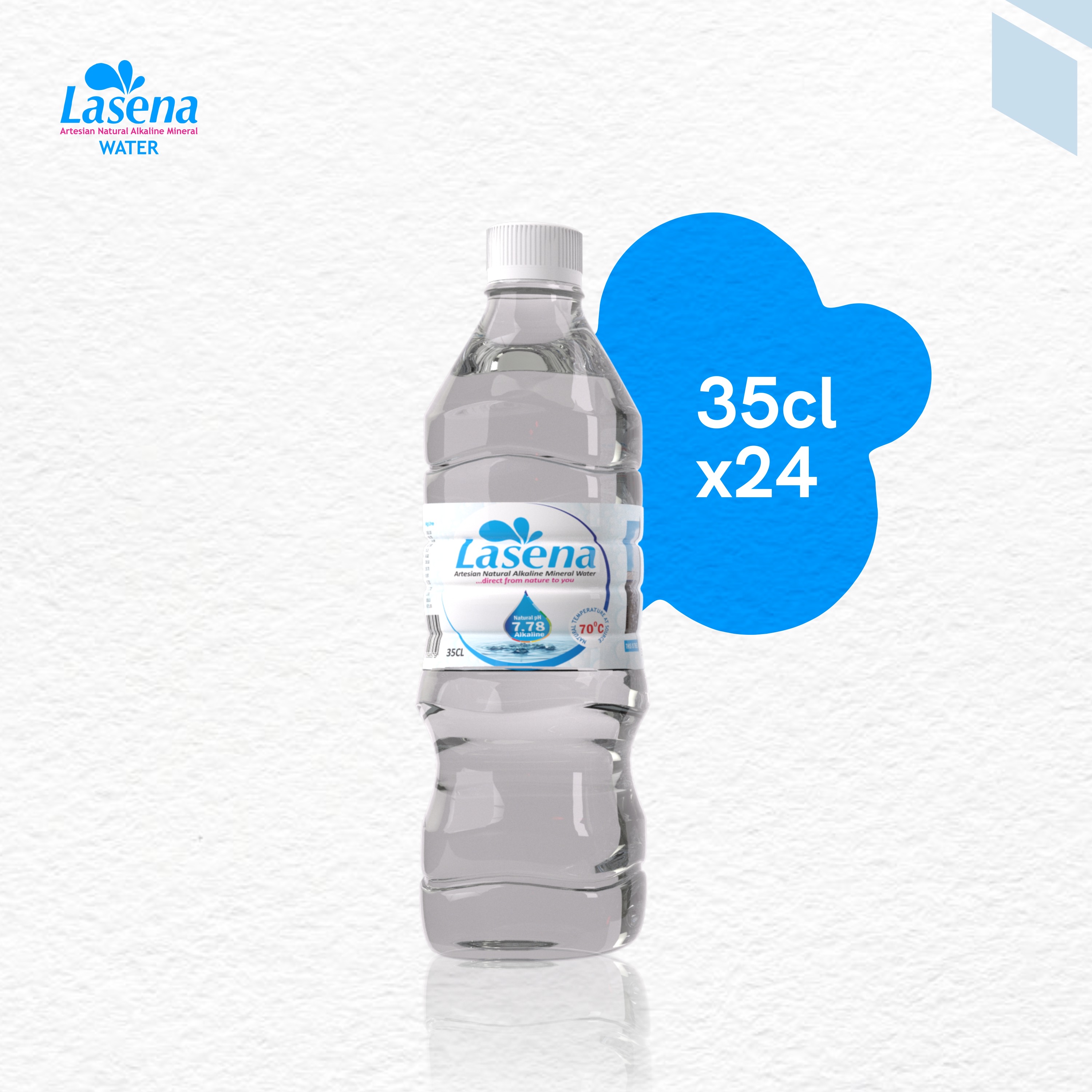 Lasena Natural Alkaline Water - 35CL Pack Of 24 Bottles - LASENA WATER ...