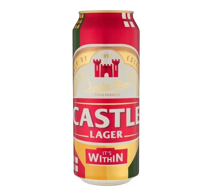 Castle Lager 500ML (6 PACK) NRBs - MERRELO'S DELIVERY | Take App