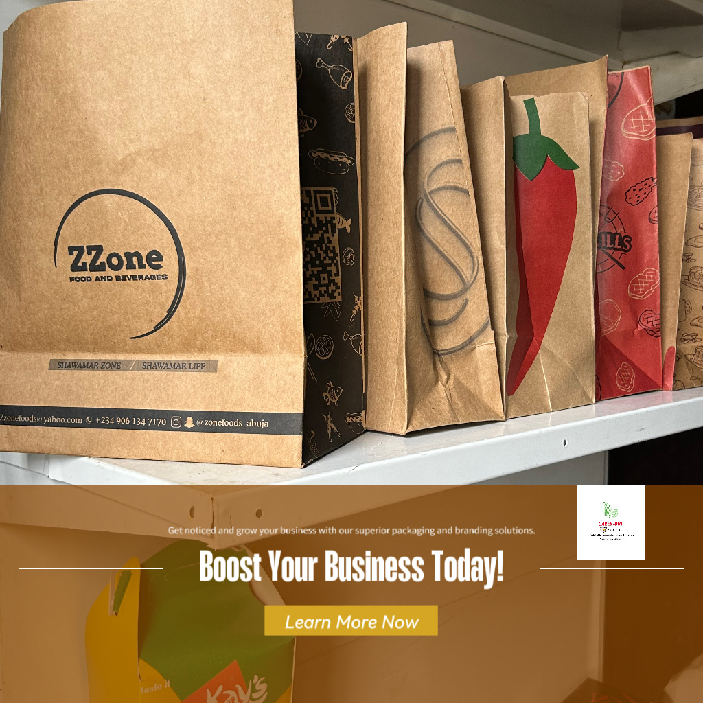 BRANDED KRAFT DELIVERY TAKEOUT BAGS - BROWN - 15'' X 15'' X 7.5 ...