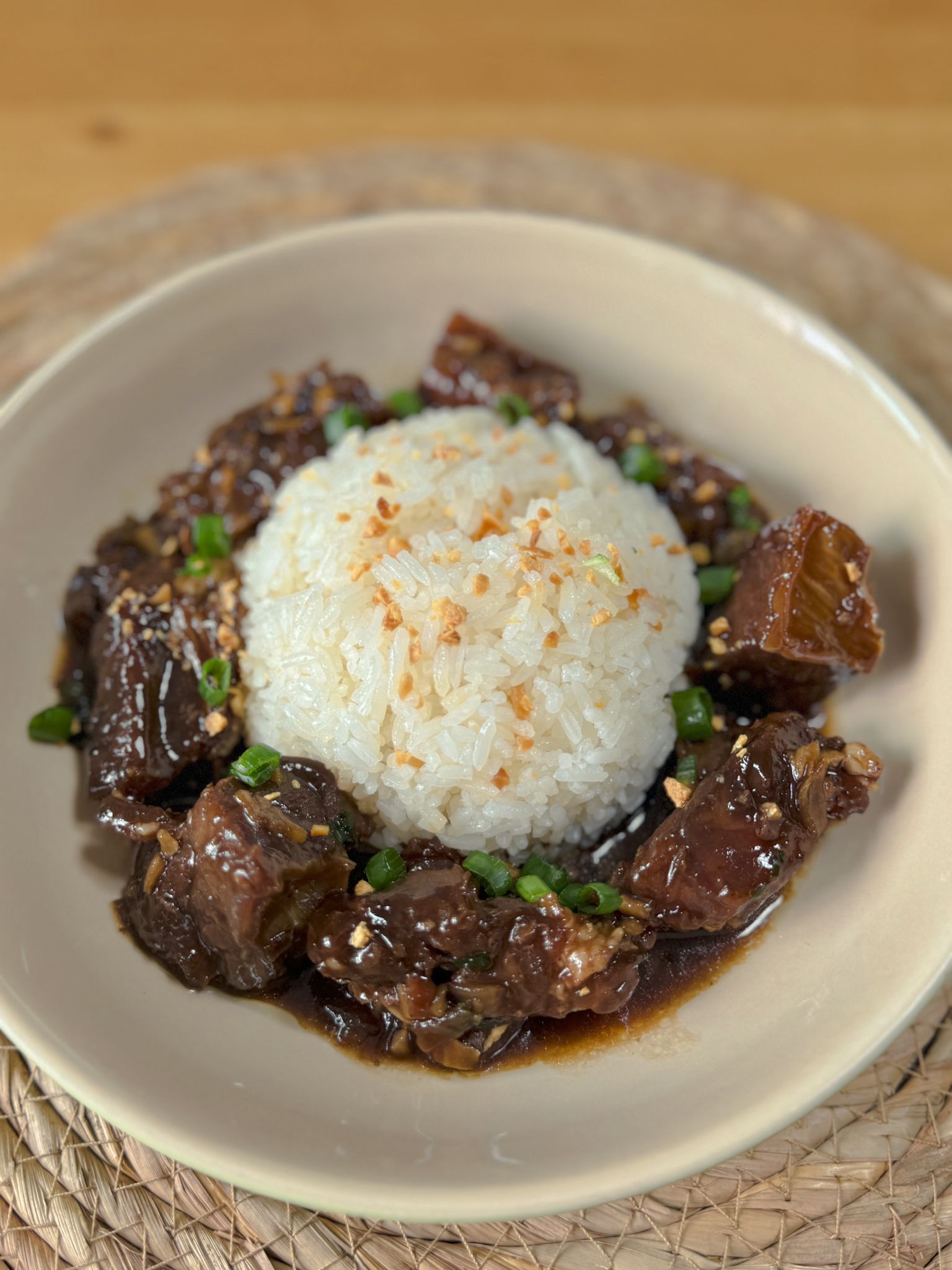 Beef Pares With Garlic Fried Rice - Just Lechon SG / Comfort Home ...