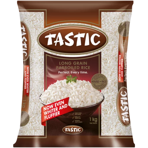 Tastic Long Grain Parboiled Rice 1kg - Muncho