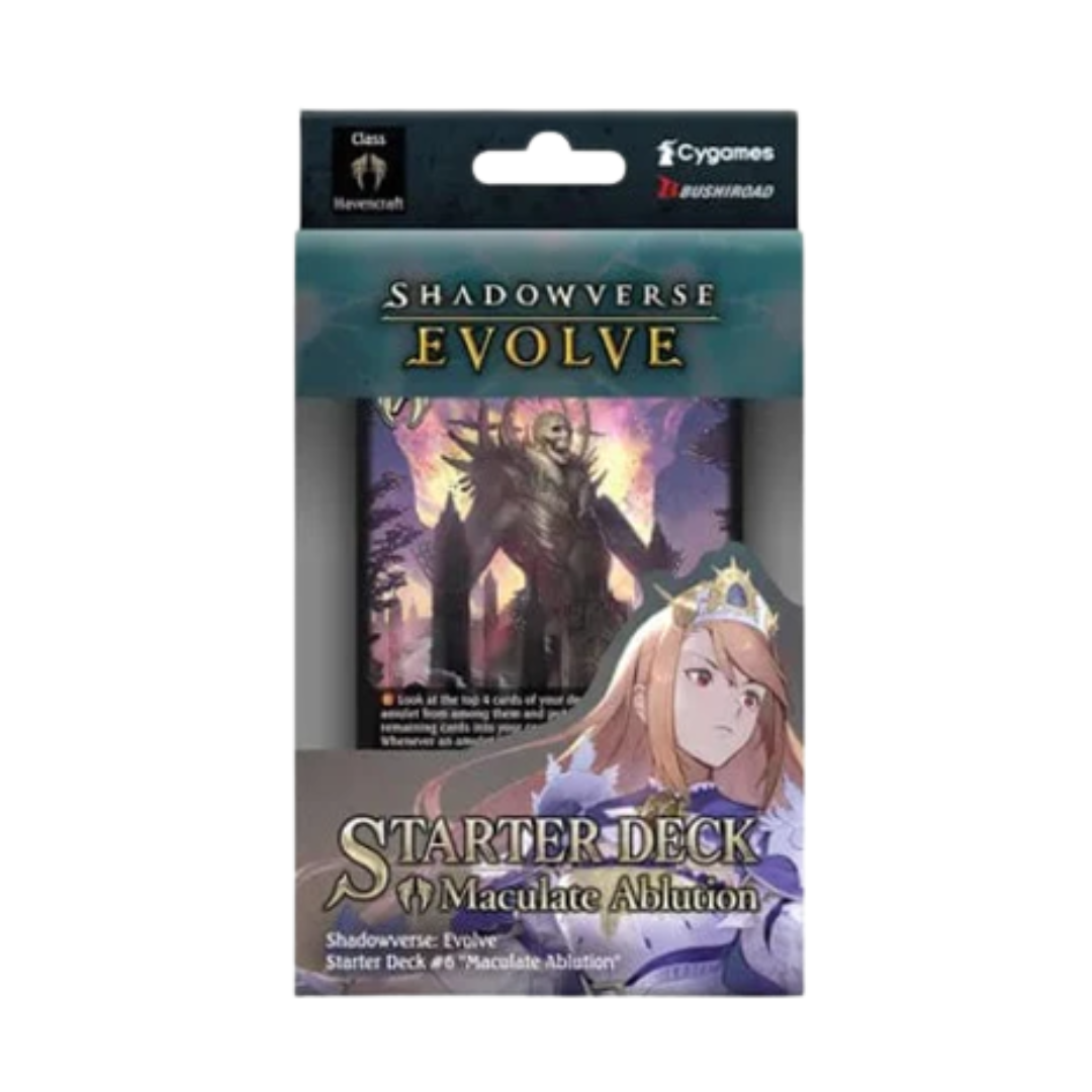 ShadowVerse Evolve Starter Deck #6 “Maculate Ablution” - Labyrinth ...