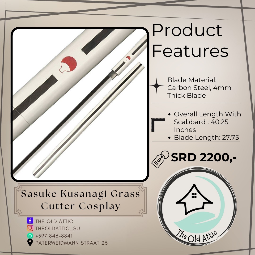Sasuke kusanagi grass cutter cosplay - The Old Attic | Take App