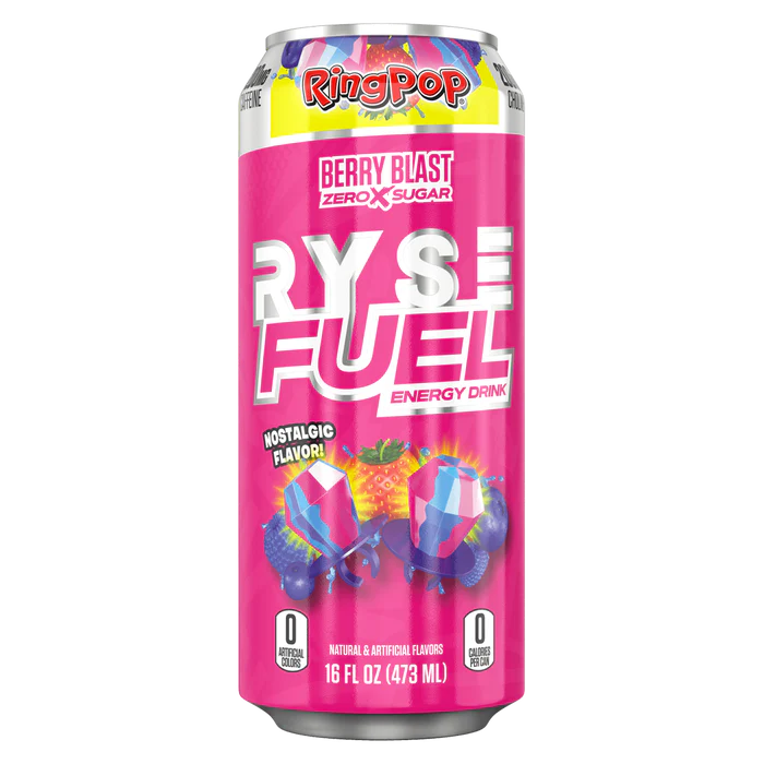 $RYSE FUEL RING POP BERRY BLAST 16OZ - Pure Muscle PTY