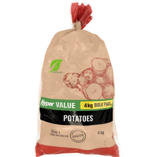 Hyper Value Potatoes Bag 4kg - Muncho
