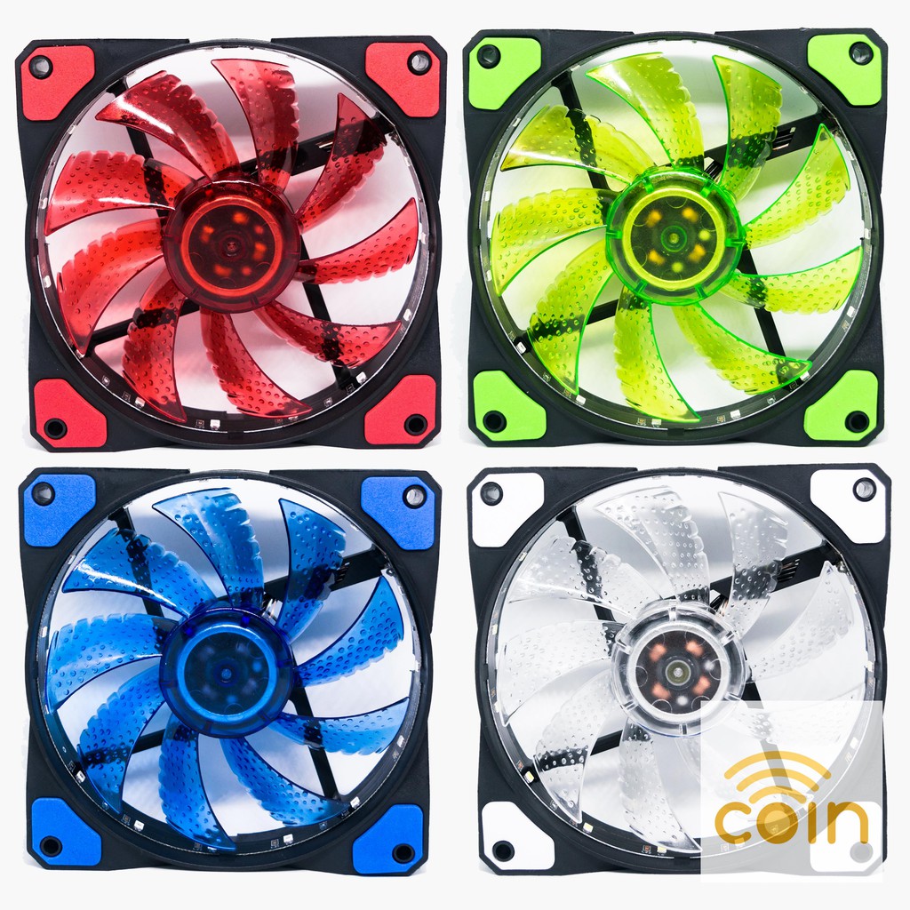 Exhaust Cooling LED Fan 120mm 12V DC Brushless for Piso WiFi, PC ...