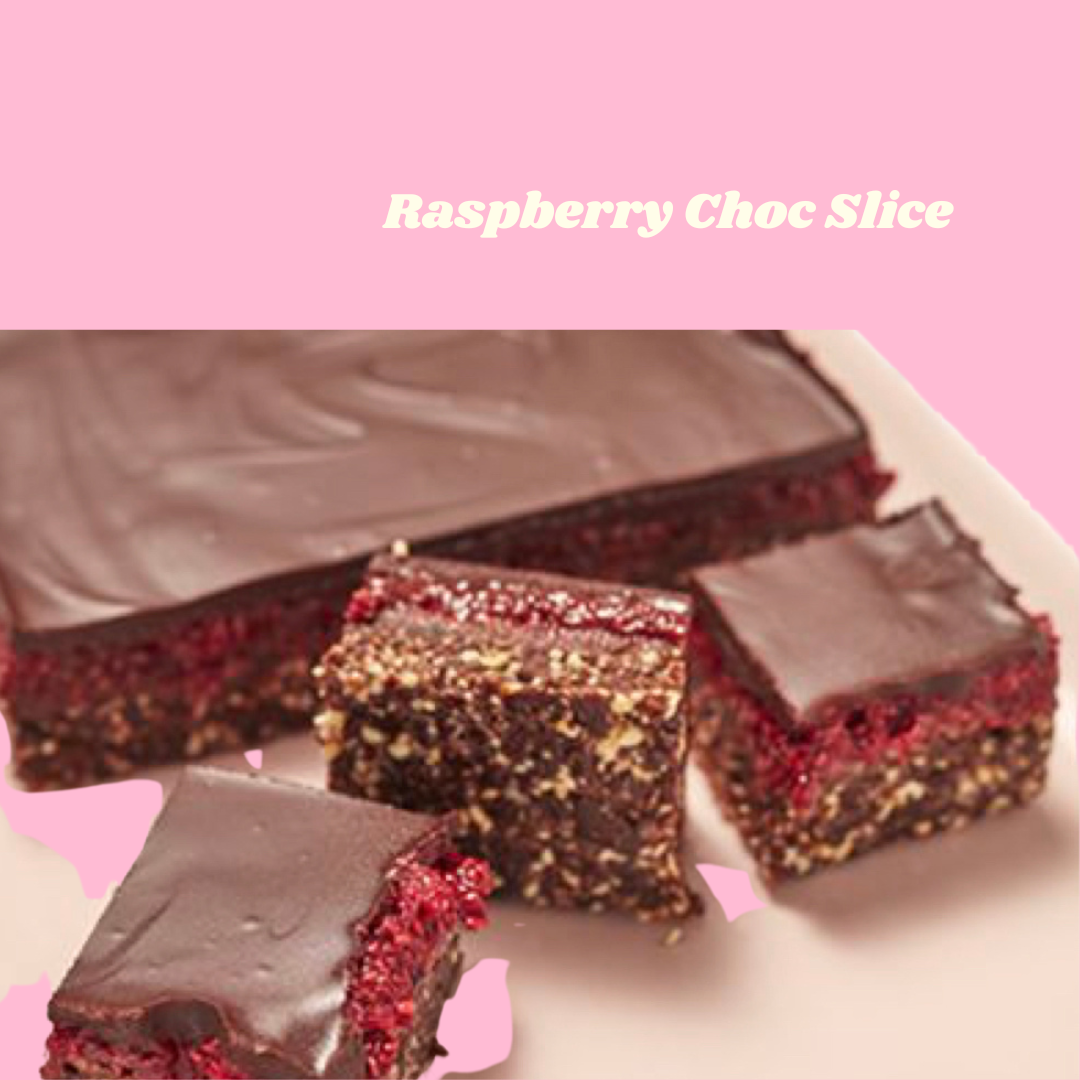 Raspberry Choc Slice - Daily Fuel Treats | Take App