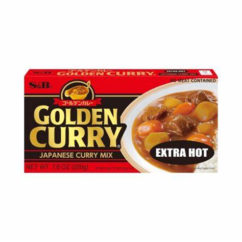S&B Golden Curry Mix - Extra Hot 220g - Ying Bee Orders (Nadiya)