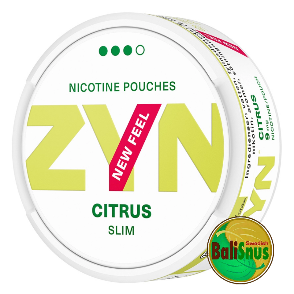 Zyn Citrus Slim Strong 9mg /P - Buzz Snus Indonesia - (Bestway Group)