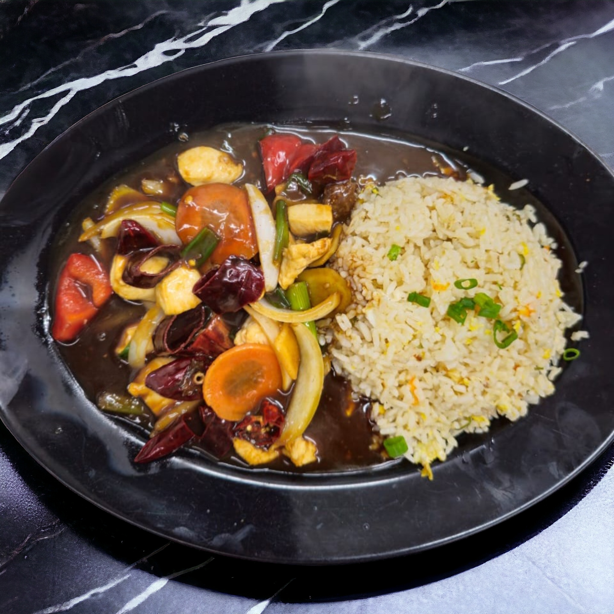 dry chilli fried rice - MY PASTA WESTERN AND HALALCHINESEFOOD | Take App