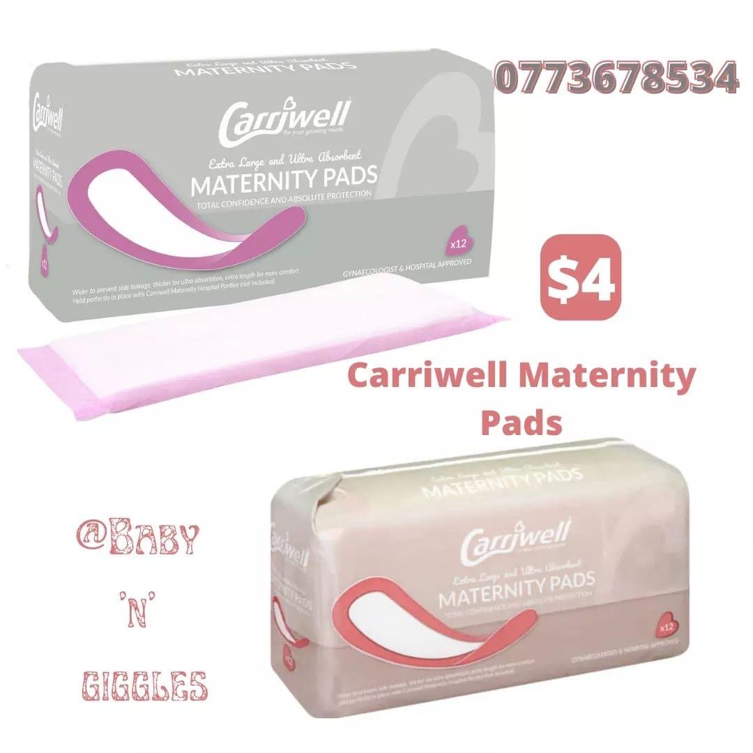 Carriwell Maternity pads - Baby ‘n’ Giggles Zimbabwe Pvt Ltd | Take App