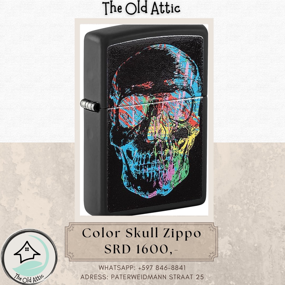 Color Skull Zippo - The Old Attic | Take App