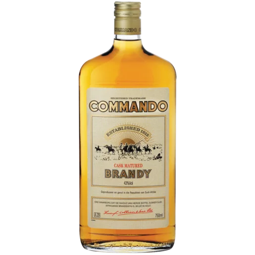 Commando Cask Matured Brandy Bottle 750ml - Shoprite Liquor - Mahlakung ...