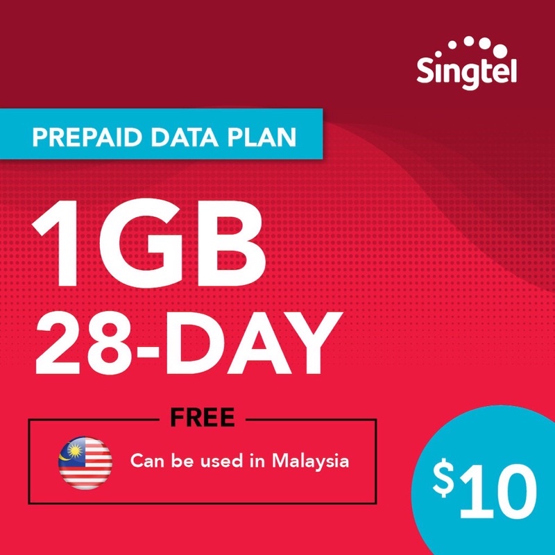 Singtel $10 1GB Singapore / Malaysia 28-Day Data Pass - EASY MOBILE TOP ...