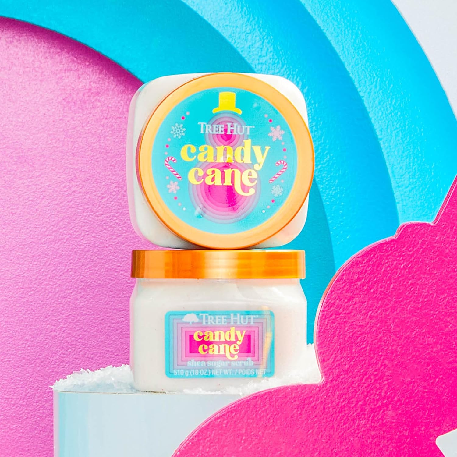 Candy Cane Shea Body Sugar Scrub - Myia-Karen