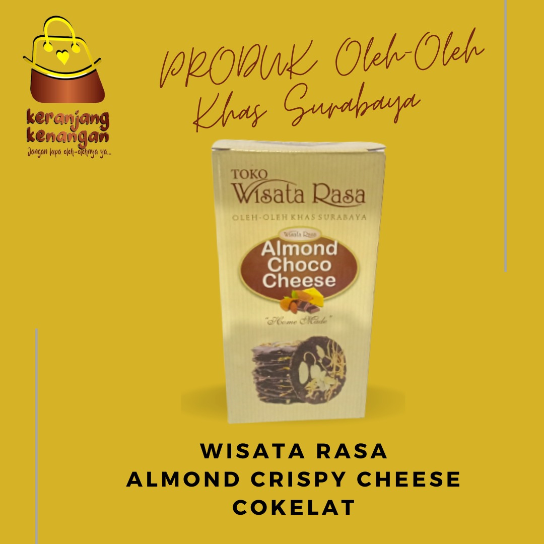 WISATA RASA - ALMOND CRISPY COKLAT - Pusat Oleh-Oleh Keranjang Kenangan ...