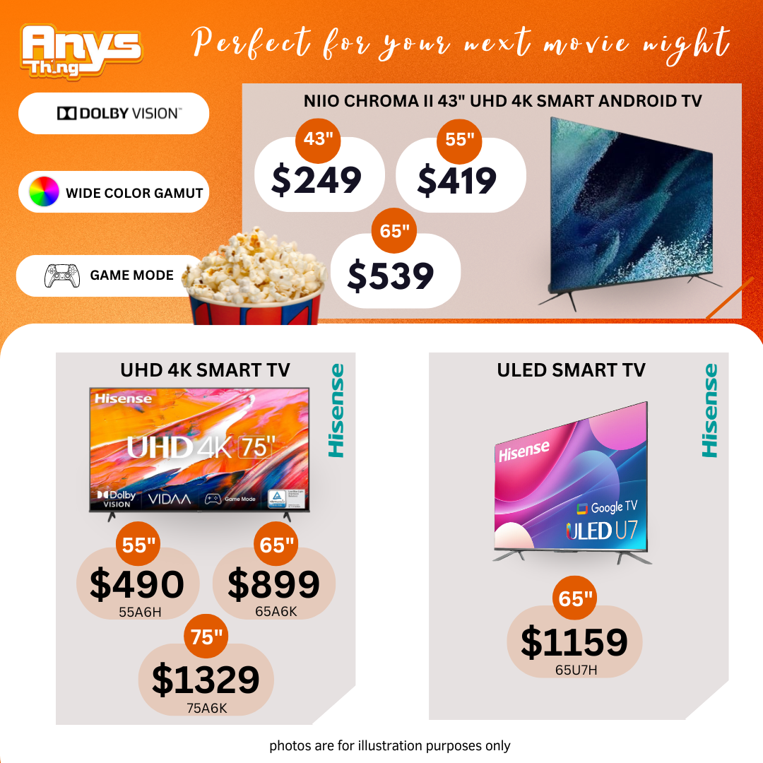 TV Series (Hisense & NIIO Chroma) - Anysthing | Take App