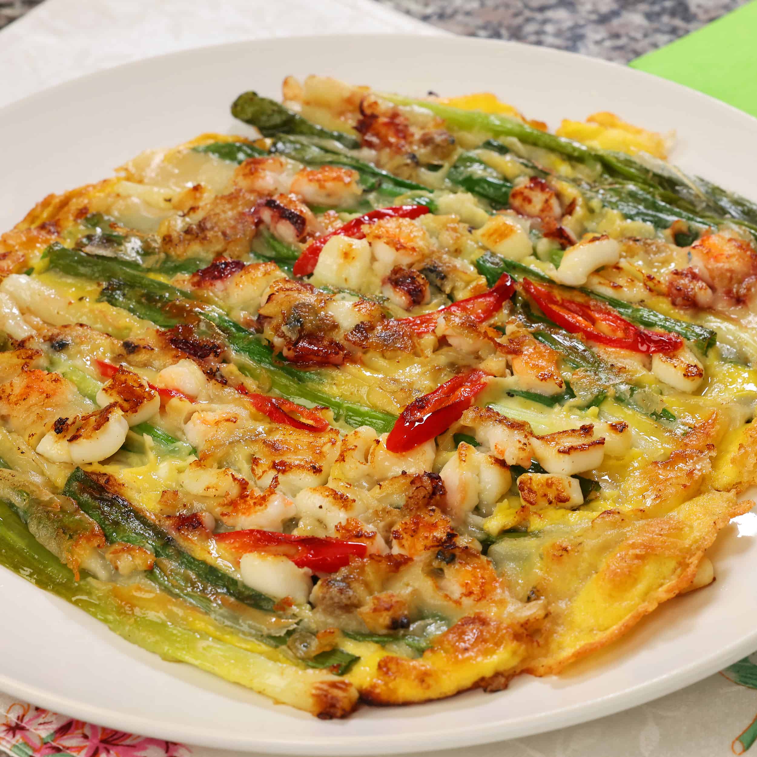 Seafood Chive Pancake - 미미MiMi BBQ | Take App