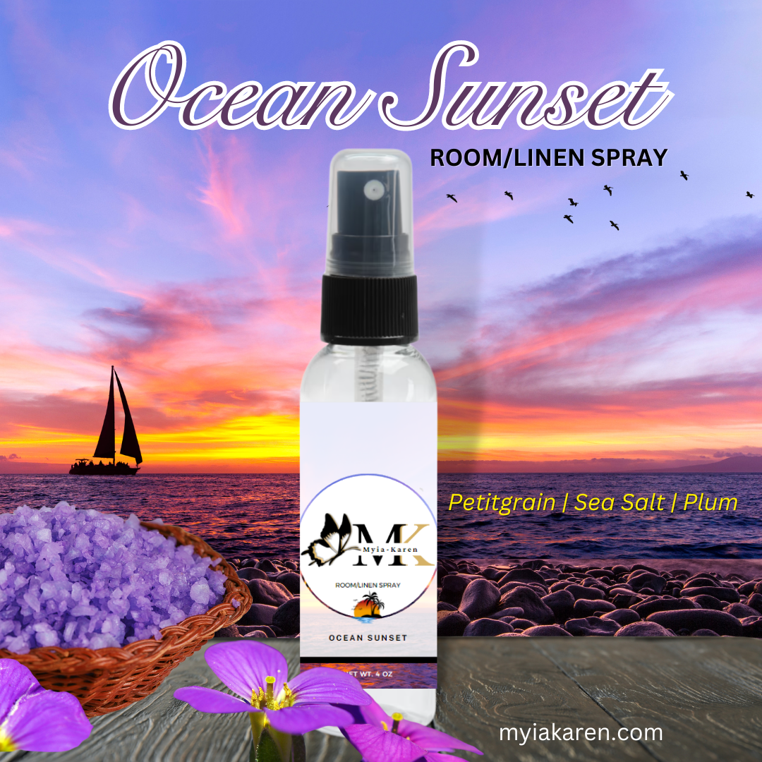 Ocean Sunset Room/Linen Spray - Myia-Karen | Take App