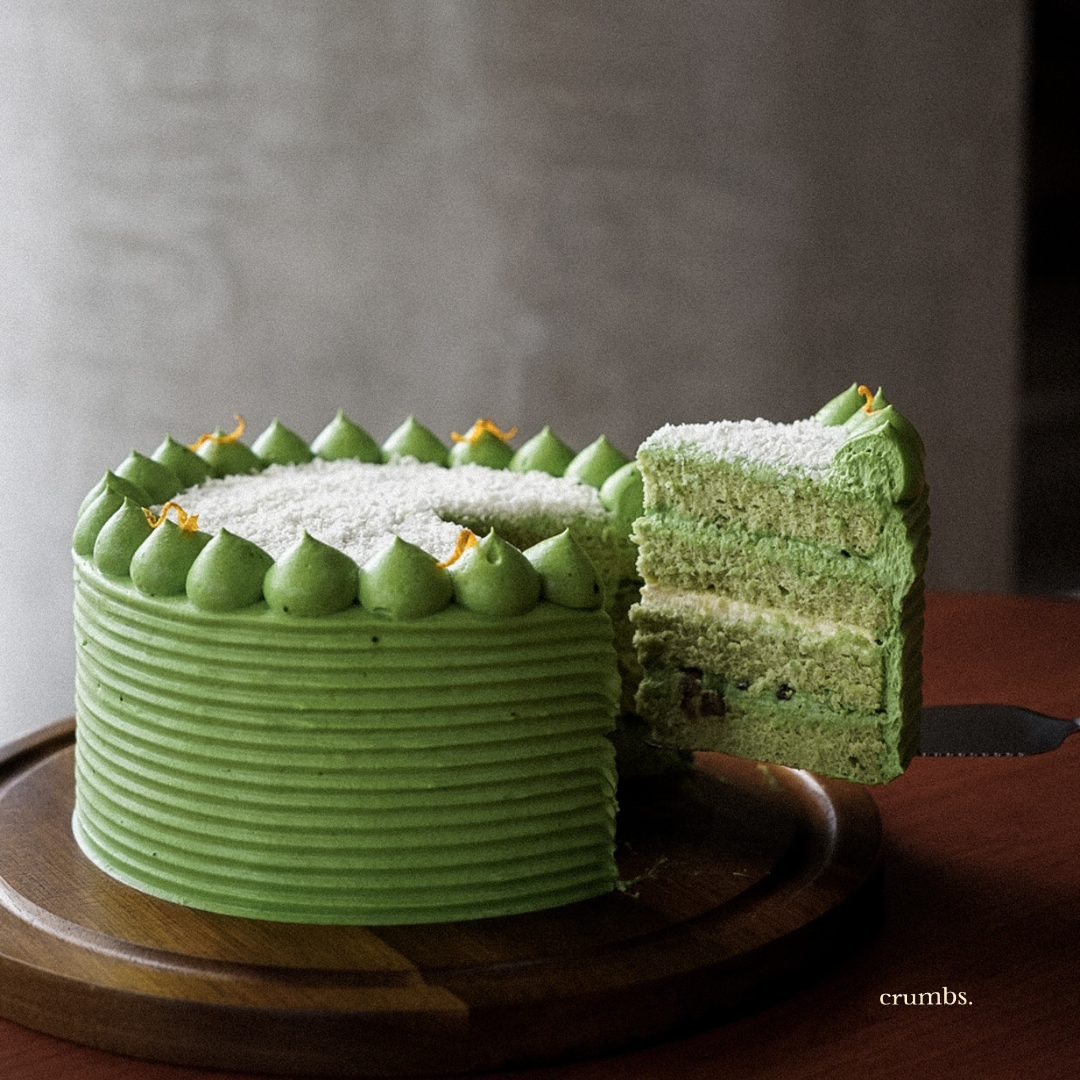 Matcha Yuzu Cake - Crumbs. | Take App