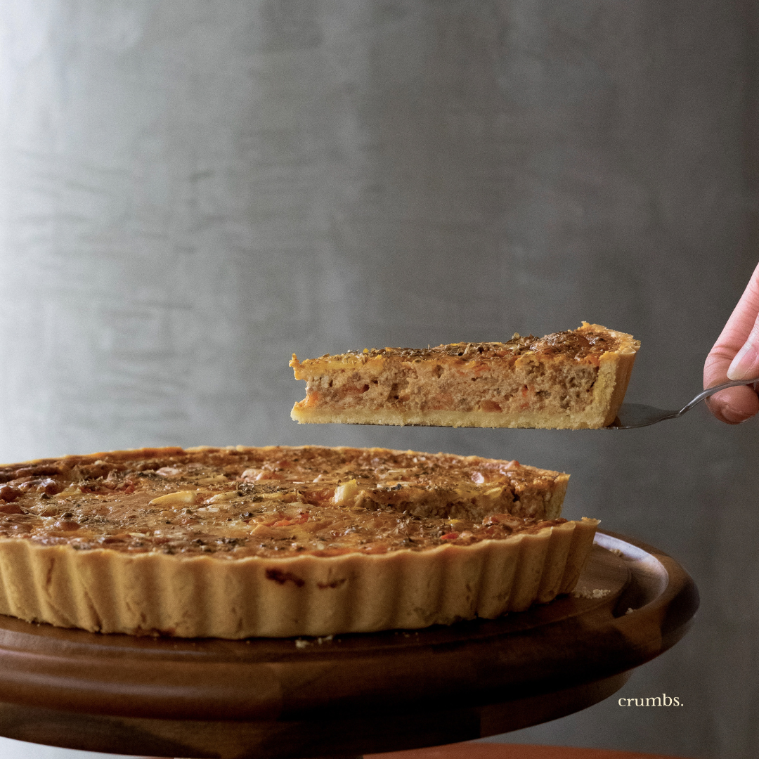 Beef Bolognese Tart - Crumbs. | Take App