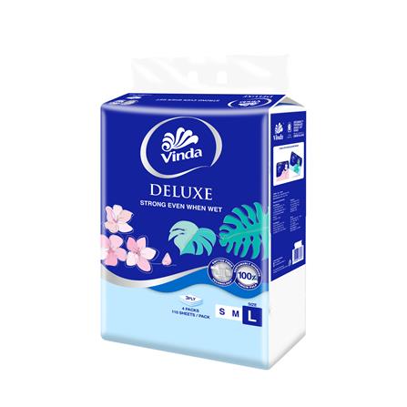 Vinda Deluxe 3ply Facial Tissue 110sX4 - Yishun Halal Mart | Take App