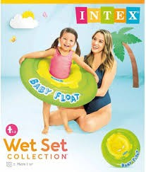 Intex Wet Set Collection Green 76cm Inflatable Baby Float (1-2 Years ...
