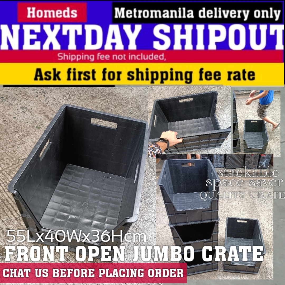 Jumbo front open crate - Homeds | Take App
