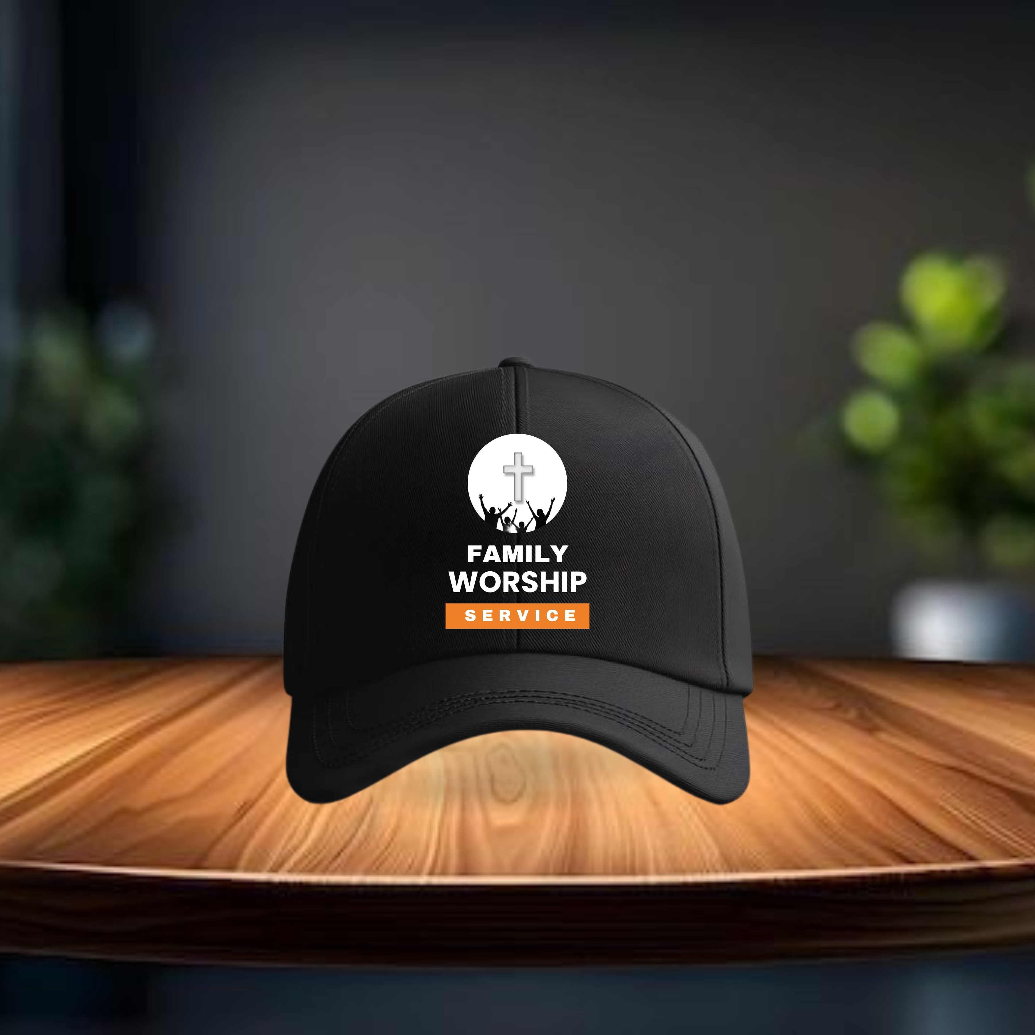 Black Cap with Orange Banner - Family Plus | Take App