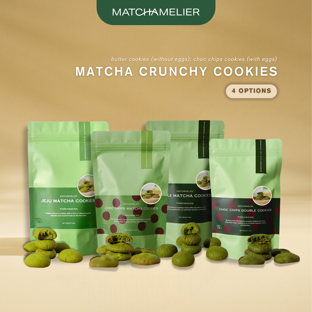 Matcha Crunchy Cookies - MATCHAMELIER | Take App