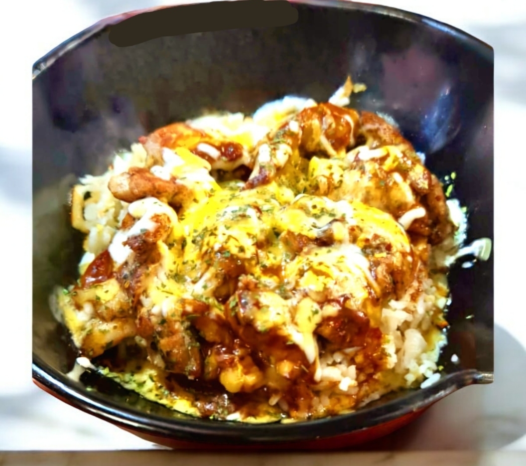 CHEESY RICE BOWL FRIED CHICKEN - MY PASTA WESTERN AND HALALCHINESEFOOD ...