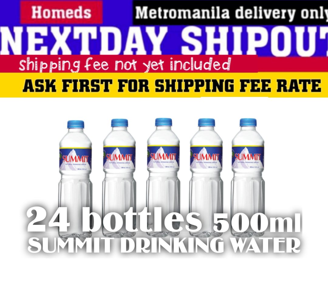 24pcs Summit drinking water 500ml - Homeds | Take App