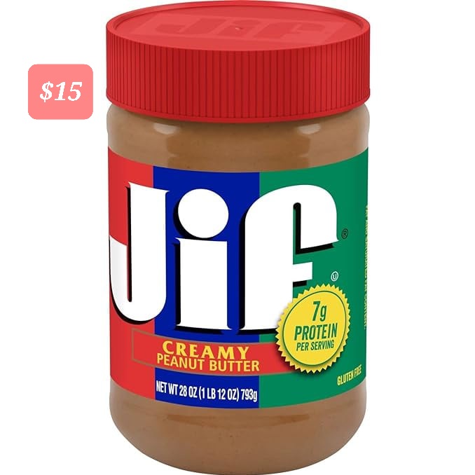 JIF PEANUT BUTTER(CREAMY)28OZ - COS-LESS-SVG | Take App