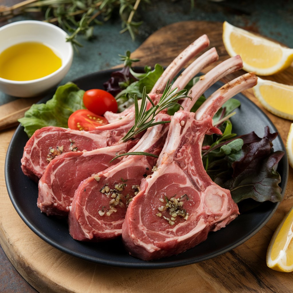 Tasmanian Lamb Rack Frenched Cap - De'Vour Fine Meats and Seafood ...