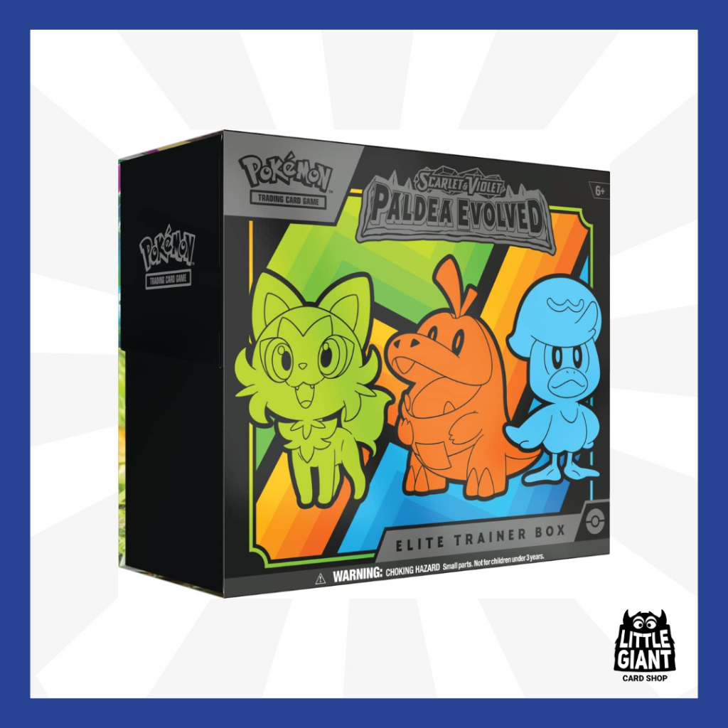 Pokemon TCG SV02 Paldea Evolved Elite Trainer Box ETB - Little Giant ...