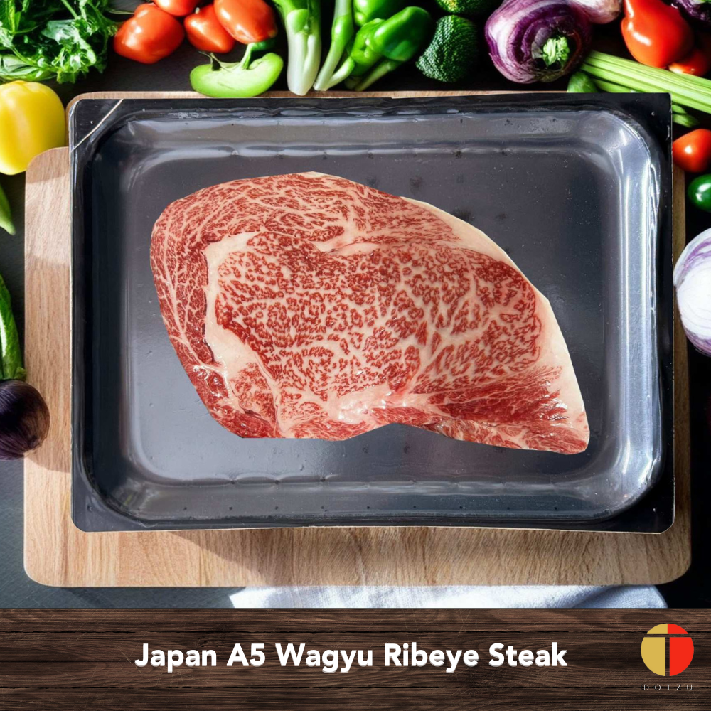 Japanese A5 Wagyu Ribeye Steak Cut 200g - Dotzu Singapore | Take App