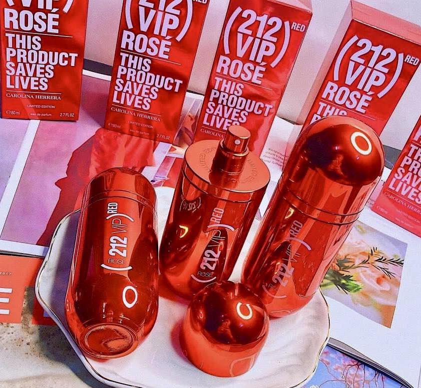 Carolina Herrera 212 VIP Rose Red Edp 80ml Perfume (Limited Edition ...