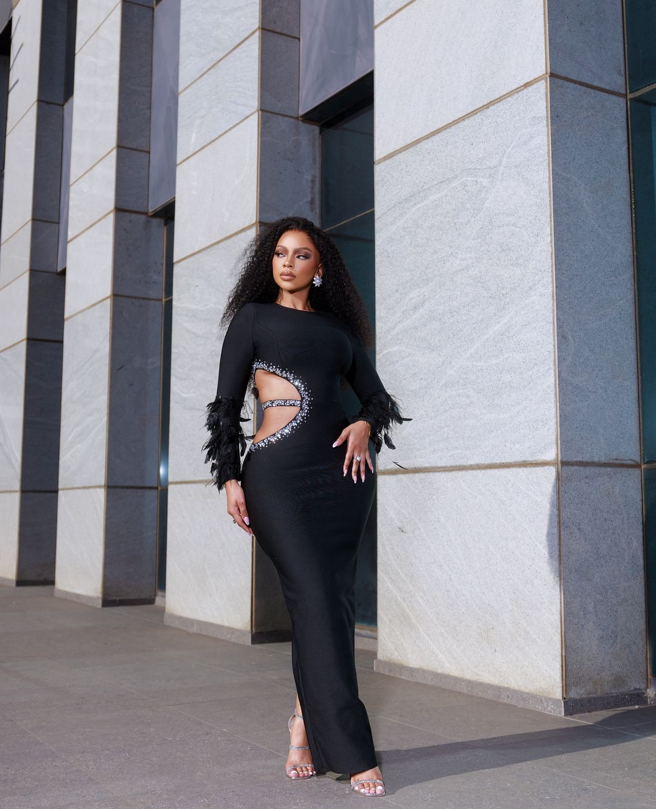 Asymmetry Luxe dress - Cassie_M_clothing | Take App