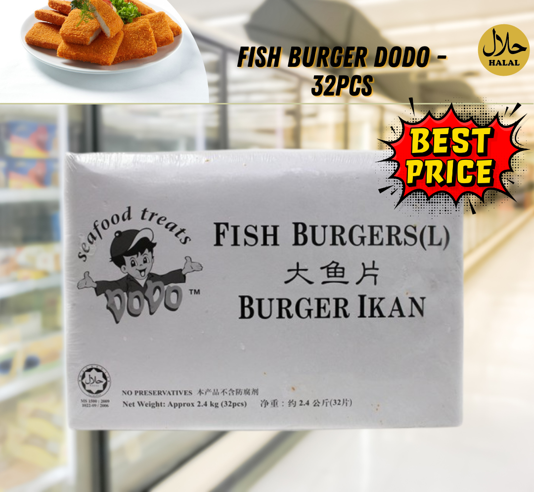 Fish Burger Dodo - 32pcs - Frostzonesg