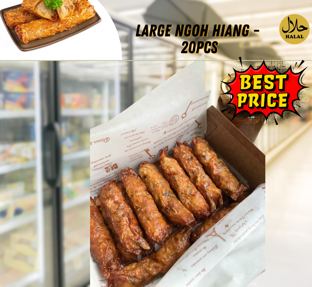 Large Ngoh Hiang - 20pcs - Frostzonesg