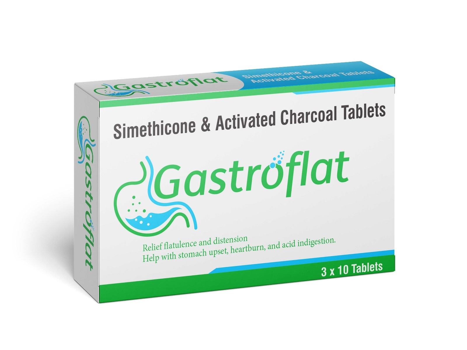 كاسترو فلات Gastroflat للنفخة - slim smart | Take App
