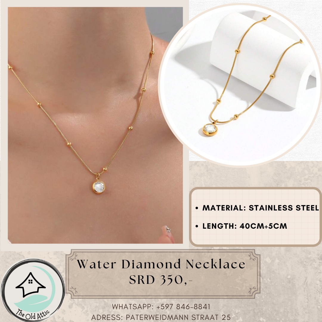 Water Diamond Necklace - The Old Attic | Take App