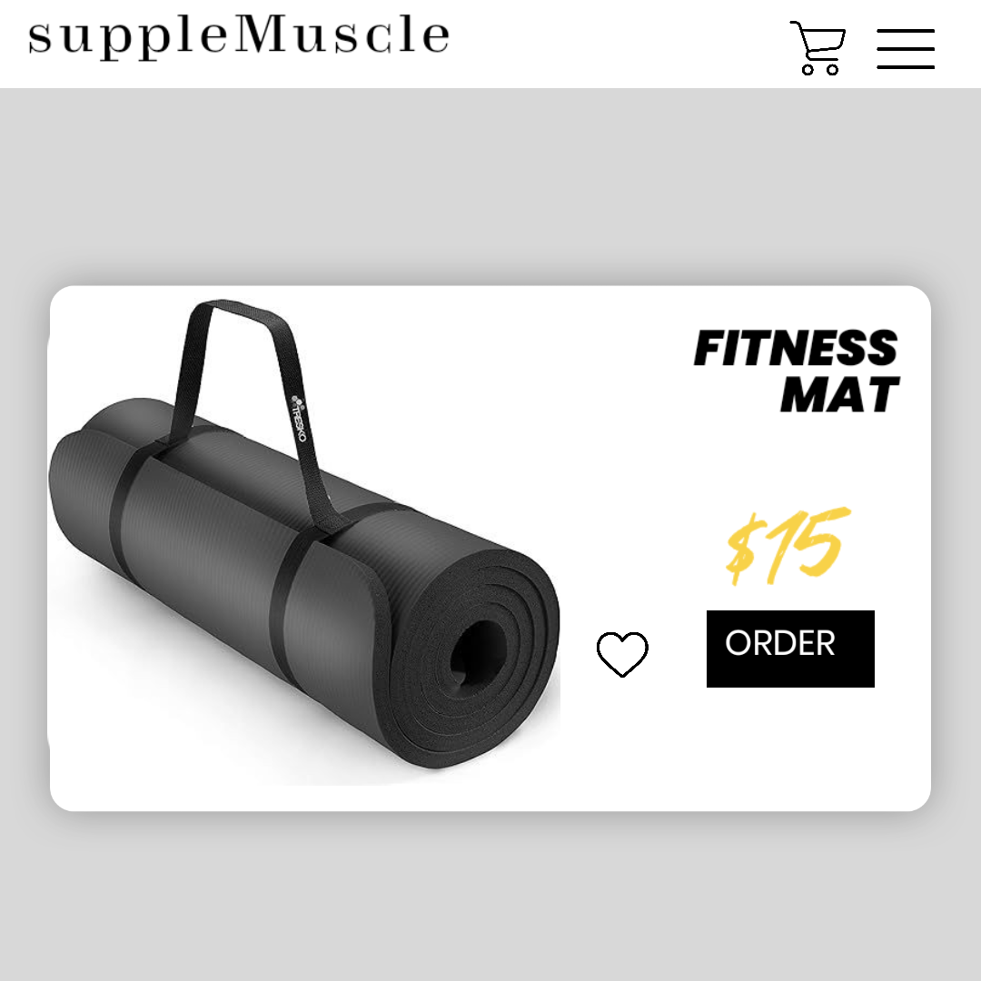 Fitness mat - Supplemuscle | Take App