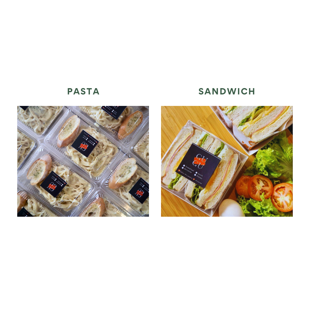 PM SNACKS - Gugu Trays - Delicious Crew Meals & Artisan Pastries for ...