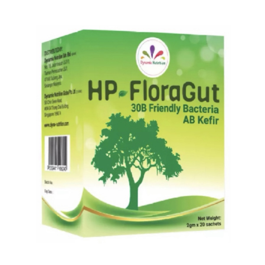DF HP - Flora Gut AB Kefir pre & probiotics 益菌 2 gm x 20 sac - 4us ...